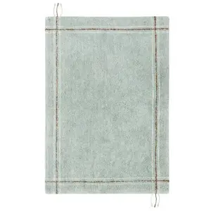LORENA CANALS Washable Rug Cuisine - Blue Sage/ Natural/ Toffee