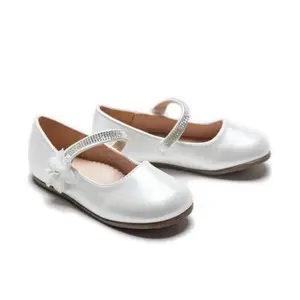 TULLEEN Primrose Rhinestone Flats - Cream