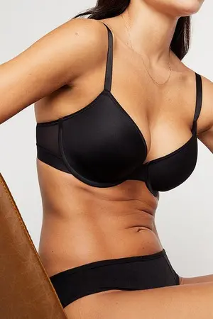 NEGATIVE UNDERWEAR Stealth Mode Demi Bra - Black