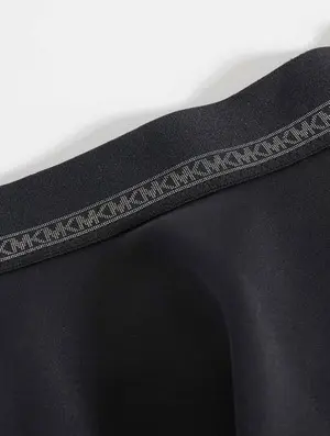 Michael Kors Signature Scuba Skirted Swim Bottom - Black