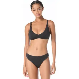 Michael Kors Embellished Bikini Top - Black