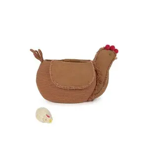 LORENA CANALS Basket Chicken Toffee - Toffee/ Red/ Dark Grey/ Honey