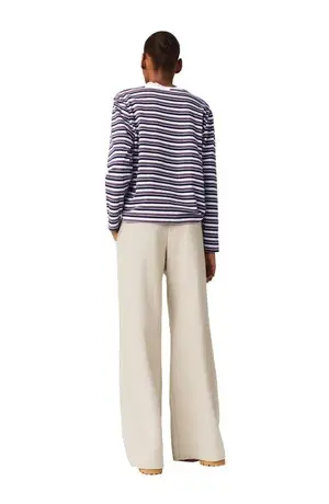 Maje Suit Trousers Wide-leg Cut