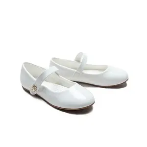 TULLEEN Maleia Clover Charm Flats - White