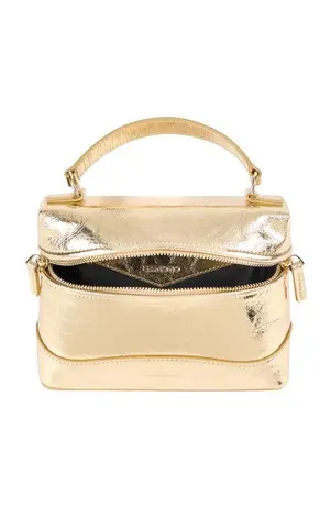 Sandro Tangolino Metallic Leather Vanity Bag