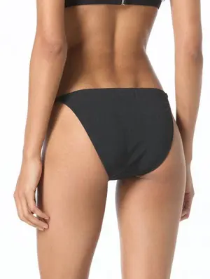 Michael Kors Oval Link Bikini Bottom - Black