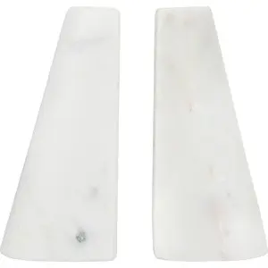 STORIED HOME Bookends - White