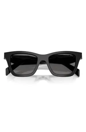 Prada 52mm Polarized Butterfly Sunglasses