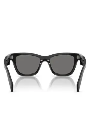 Prada 52mm Polarized Butterfly Sunglasses