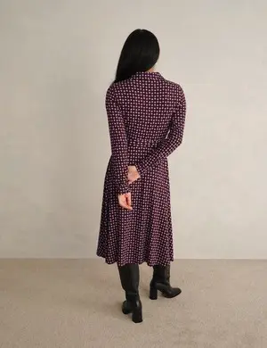 HOBBS LONDON Clarice Printed Midi Dress