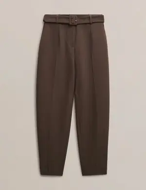HOBBS LONDON High-waisted Barrel Trousers