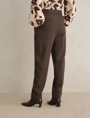 HOBBS LONDON High-waisted Barrel Trousers