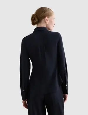 HOBBS LONDON Dannie Cinched-waist Collared Shirt