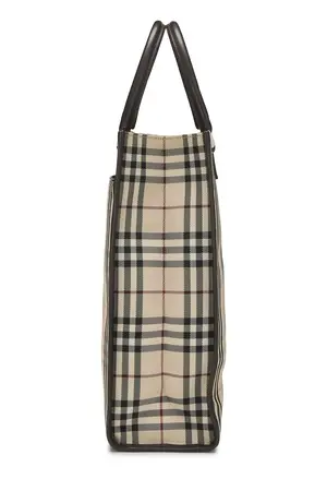 Burberry Check Vertical Tote