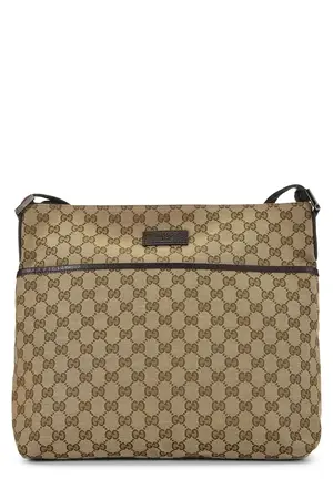 Gucci Original Gg Web Pocket Messenger