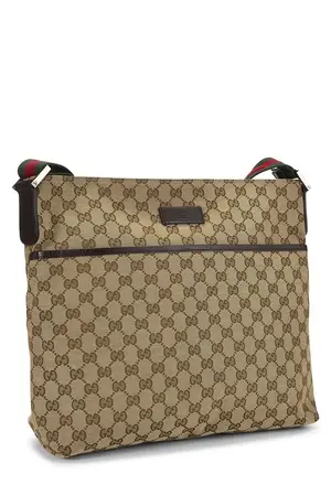 Gucci Original Gg Web Pocket Messenger