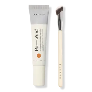 HALEYS BEAUTY Full Coverage Concealer & Brush Set Medium/dark - Cool
