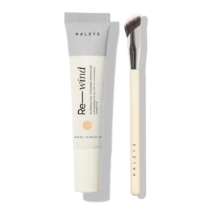 HALEYS BEAUTY Full Coverage Concealer & Brush Set - Light/medium - Warm