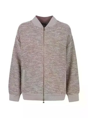 D.exterior Zip-fastening Bomber Jacket - Neutrals