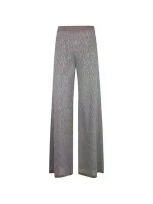 D.exterior Zigzag-pattern Trousers - Neutrals