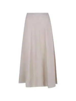 D.exterior A-line Skirt - Neutrals