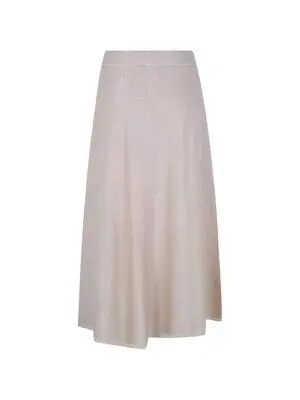 D.exterior A-line Skirt - Neutrals
