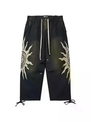 VALE FOREVER Sun Graphic Trousers - Black