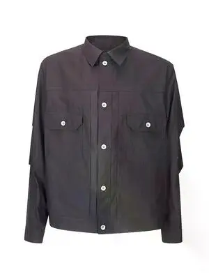 Sacai Typewriter Shirt Jacket - Grey