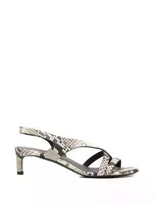Officine Creative Angie Heeled Sandals - Neutrals