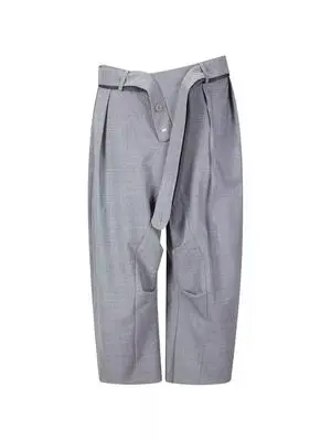 Ottolinger Strapped Baggy Shorts - Grey