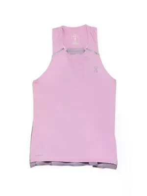 On Reflective Panel Tank Top - Pink