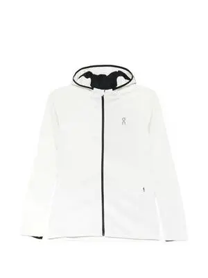 On Zip Hooded Jacket - White