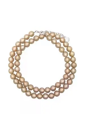 Emporio Armani Beaded Necklace - Neutrals
