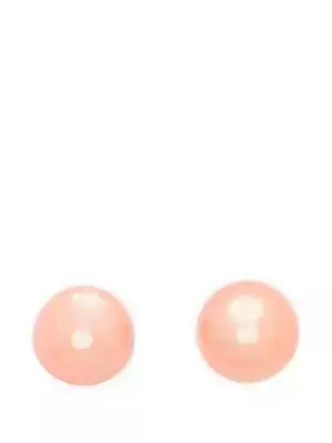 Emporio Armani Round-shape Stud Earrings - Pink