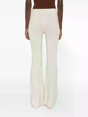 Eric Bompard Ribbed Flared Trousers