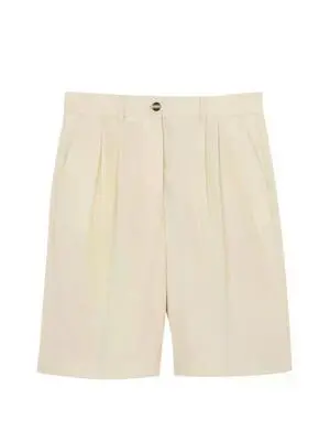 Eric Bompard Pleated Bermuda Shorts - Neutrals