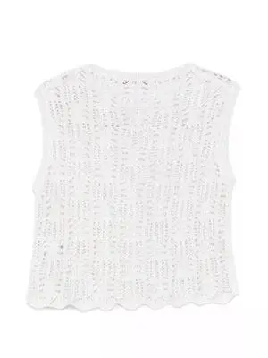 D.exterior Crochet Top