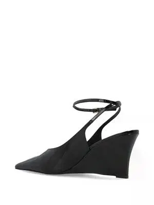 BLACK SUEDE STUDIO 70mm Eliana Pumps