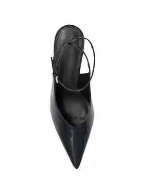 BLACK SUEDE STUDIO 70mm Eliana Pumps