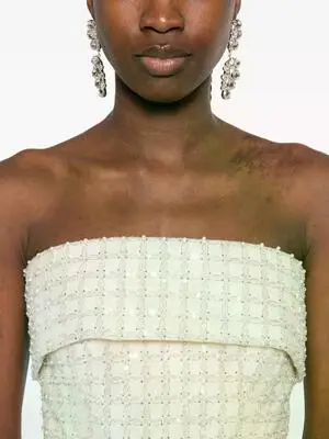 Elie Saab Sequin Embellished Maxi Dress