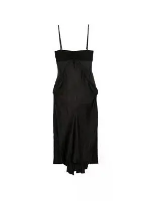 Rick Owens Sleeveless Midi Dress - Black