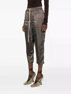 Rick Owens Drawstring-fastening Cropped Trousers
