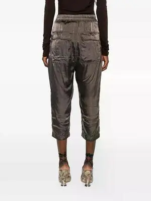 Rick Owens Drawstring-fastening Cropped Trousers