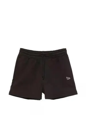 Maison Kitsuné Drawstring Fox-motif Shorts - Brown