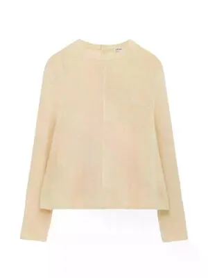 Loewe Logo Cashmere Sweater - Neutrals