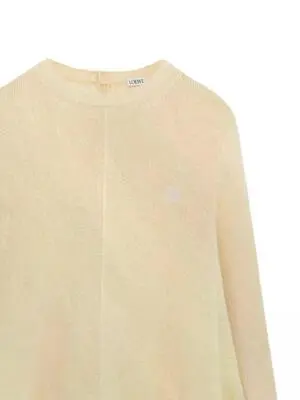 Loewe Logo Cashmere Sweater - Neutrals
