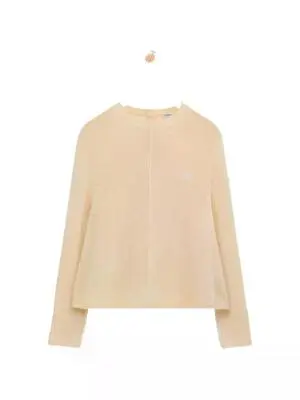 Loewe Logo Cashmere Sweater - Neutrals