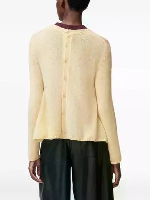 Loewe Logo Cashmere Sweater - Neutrals