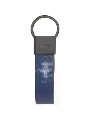 LANCEL Dragonne Cowhide Leather Keyring - Blue