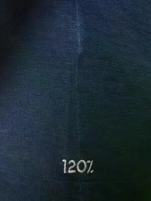 120% Lino Short-sleeve T-shirt - Blue